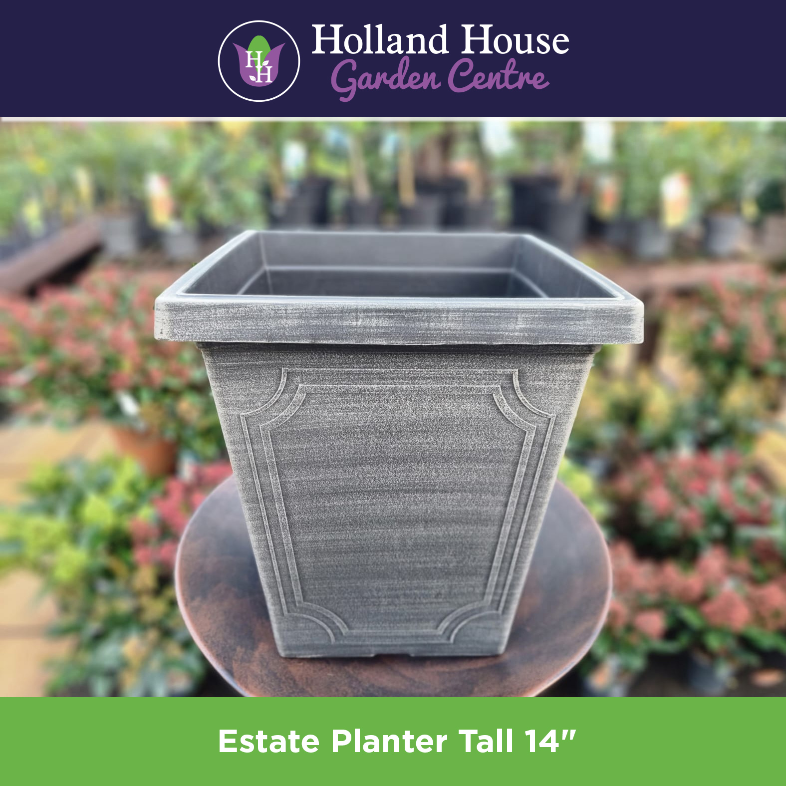 Estate Planter Tall 14 Inch - Holland House Garden Centre Preston