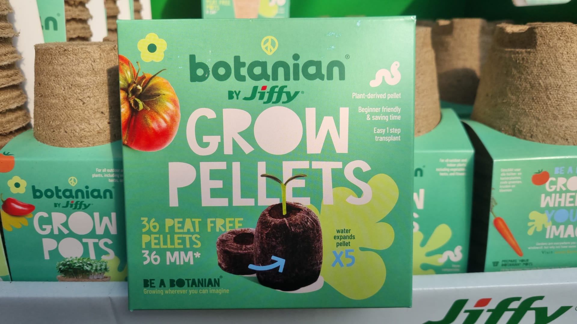 Jiffy grow pellets 36 x 36mm peat free pellets - Holland House Garden ...