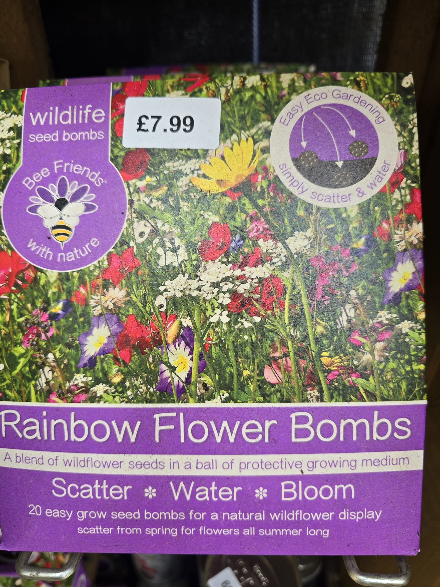 Rainbow flower bomb - Holland House Garden Centre Preston