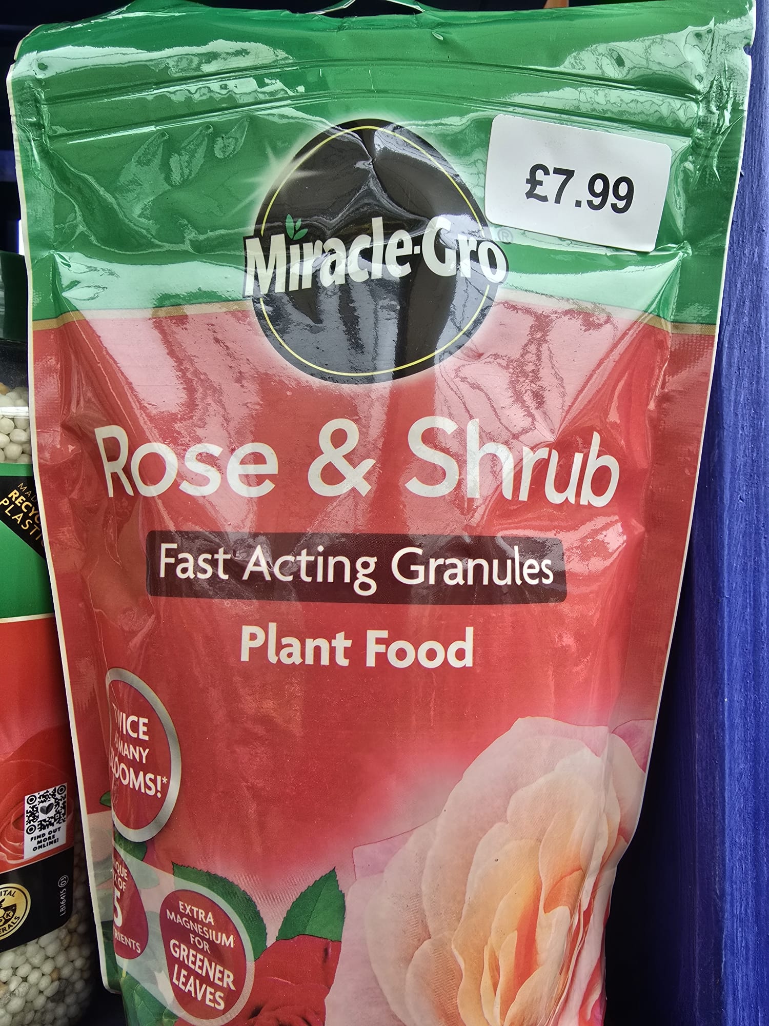 Miracle gro rose & shrub 750g £7.99 - Holland House Garden Centre Preston