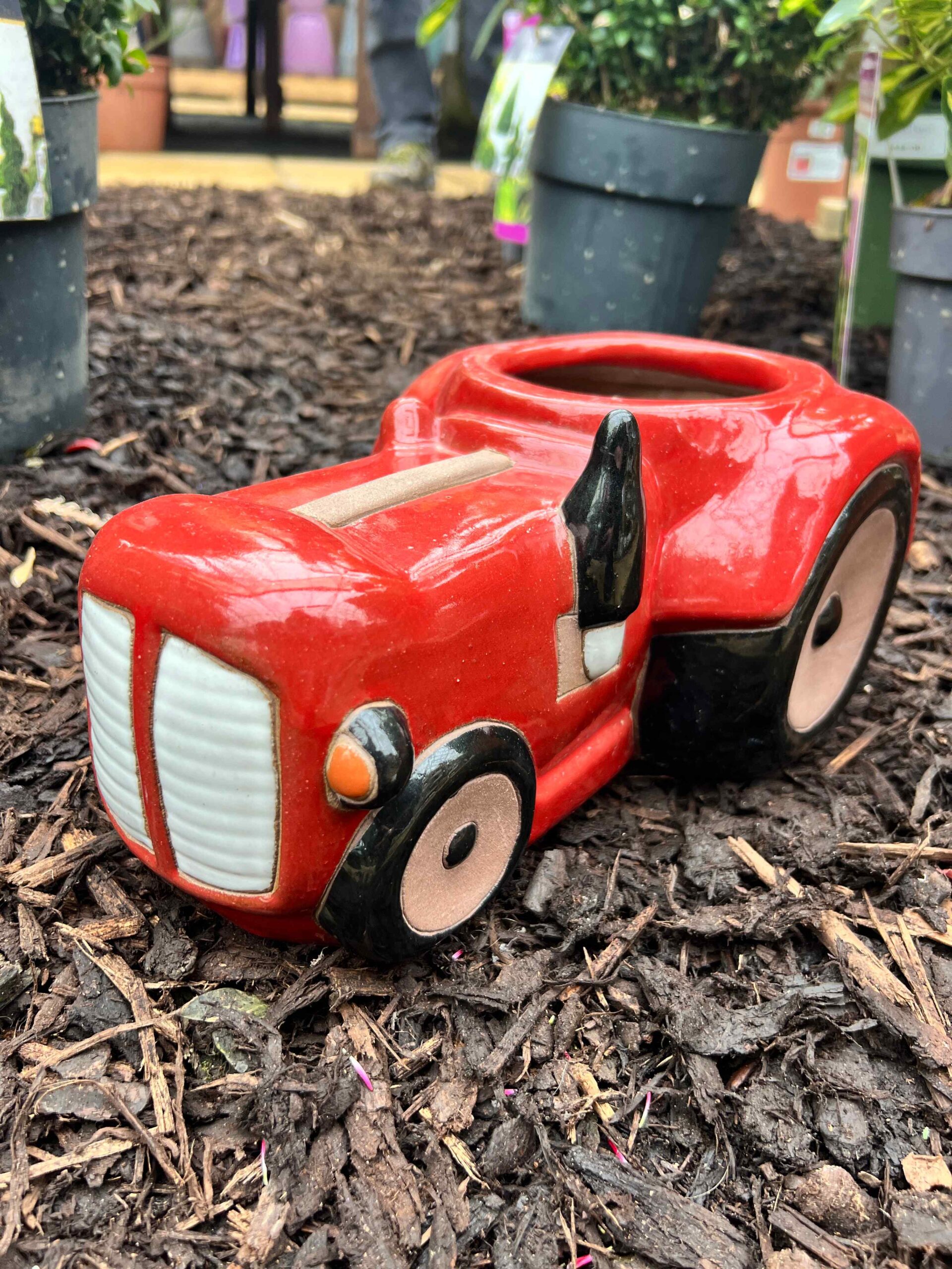 Tractor Planter Red - Holland House Garden Centre Preston